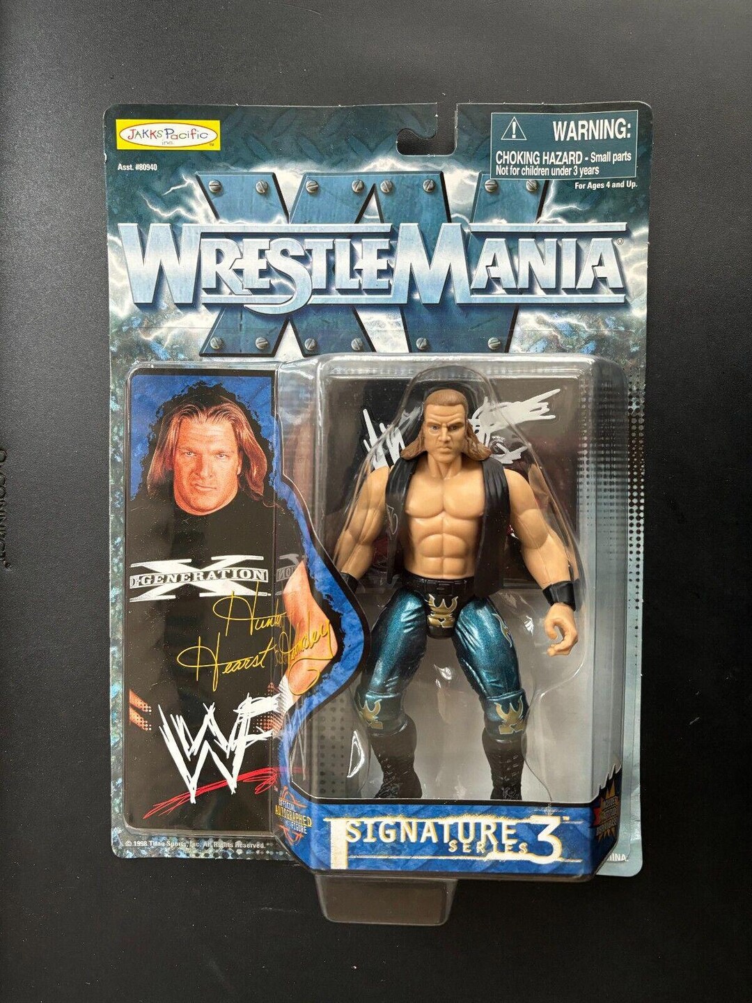 WWE Triple H wrestlemania signature 3 Action BOXED - Etsy