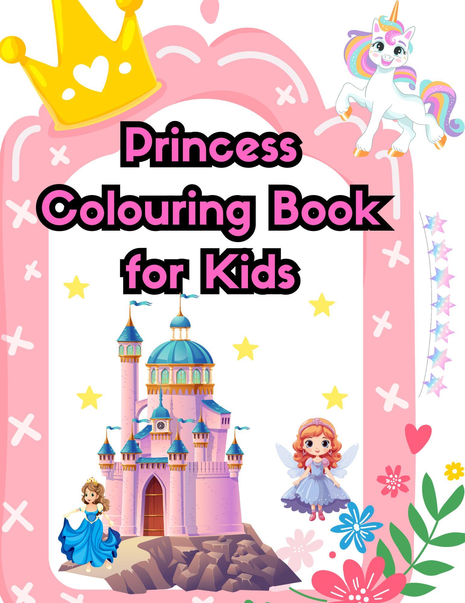 70 Princess Colouring Pages for Kids | Princess Colouring Pages | Kids ...