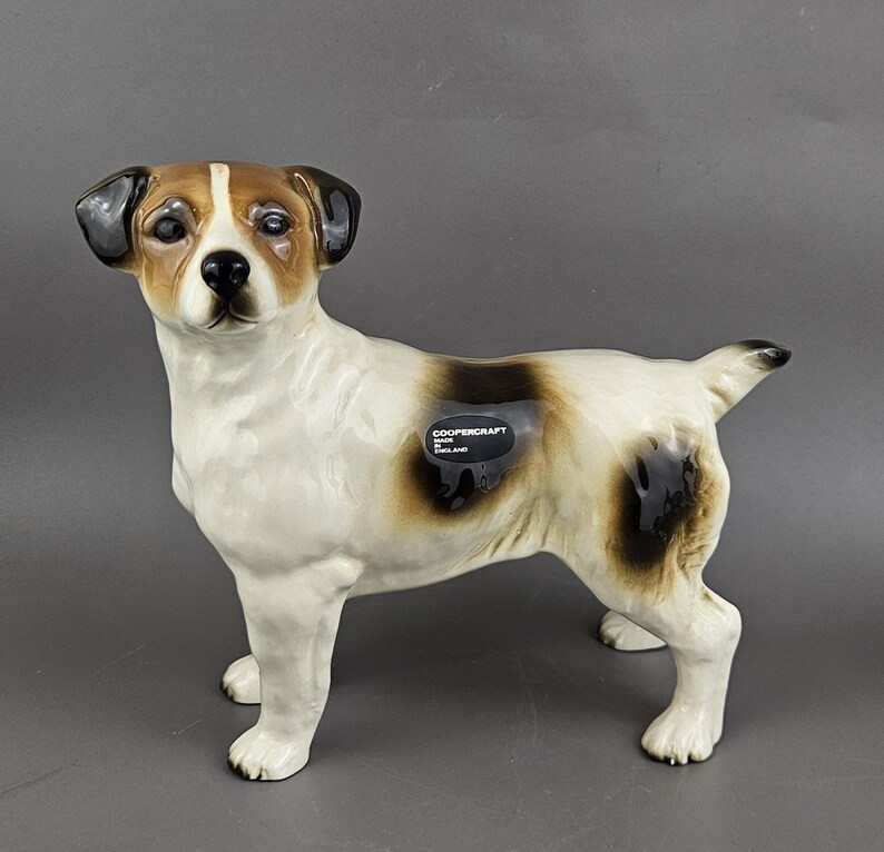 Jack Russell Terrier Sculpture Coopercraft Vintage - Etsy