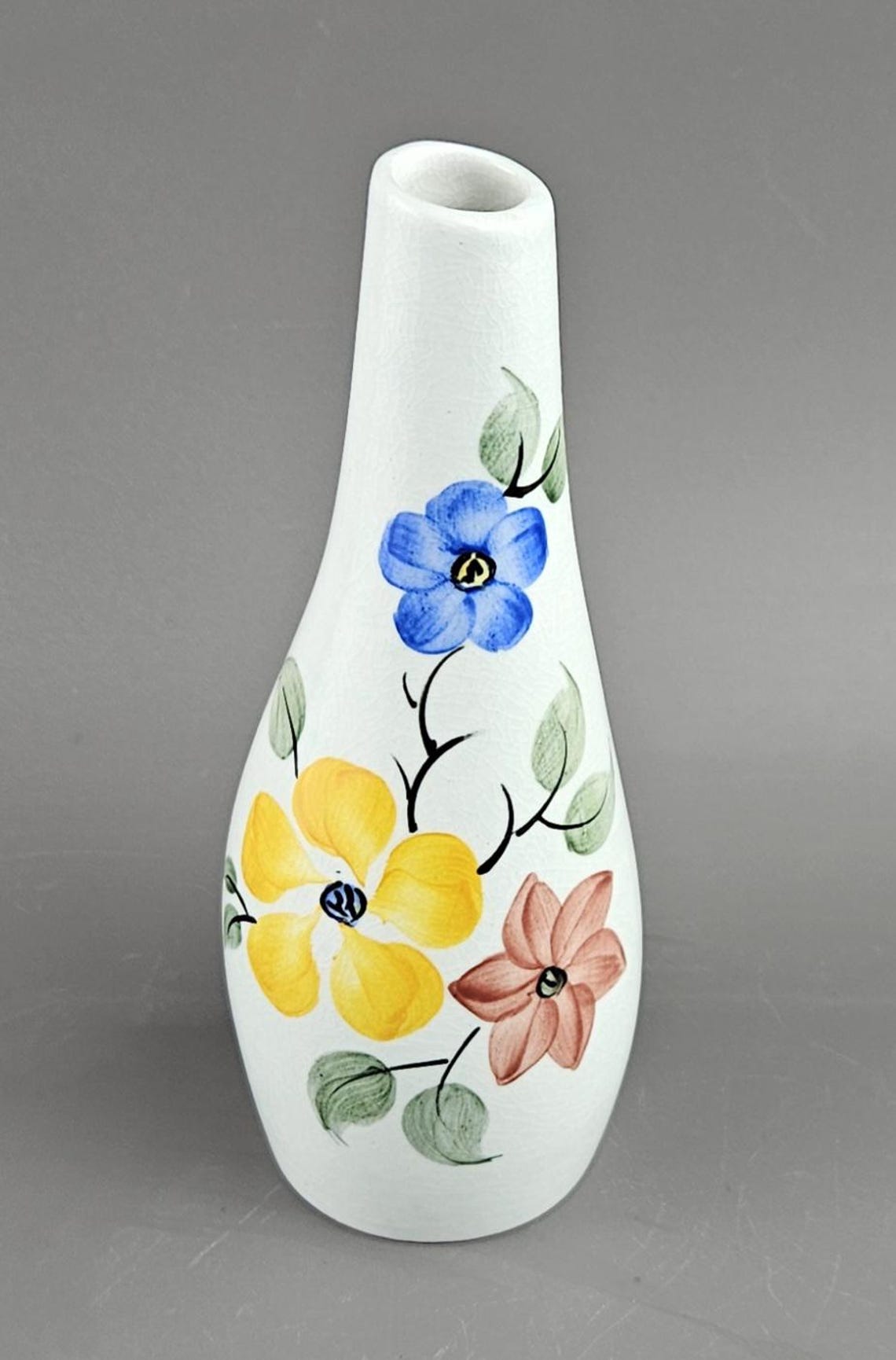 Radford Pottery Small Vase, Floral Design. Collectible. Vintage. 14 Cm ...