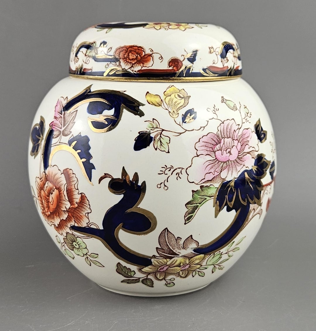 Mason's Ginger Jar, Mandalay Pattern, Lidded. Collectible. Vintage ...