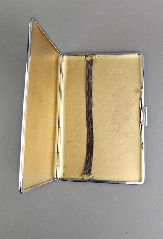 Vintage Cigarette Case Engraved UK Map by Han Bro in … - Gem
