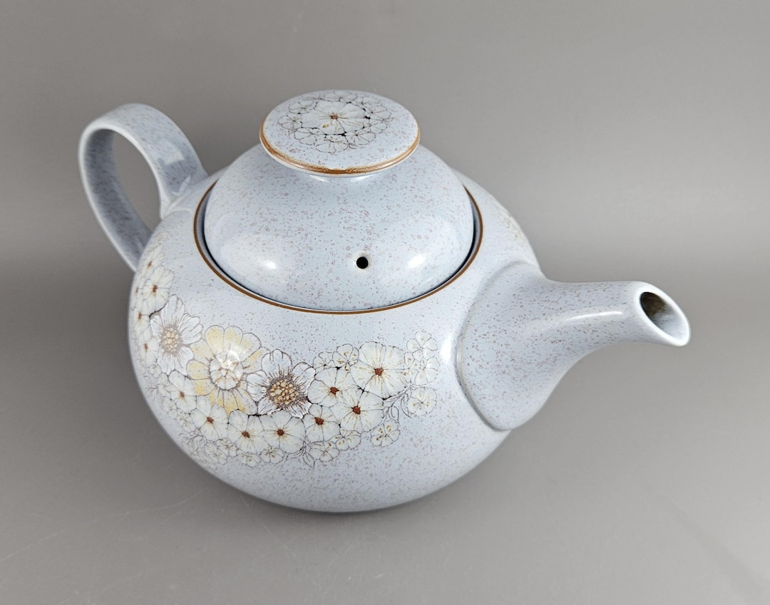 Denby Teapot, Reflection Pattern, Collectible, Vintage, 2.5 Pints - Etsy