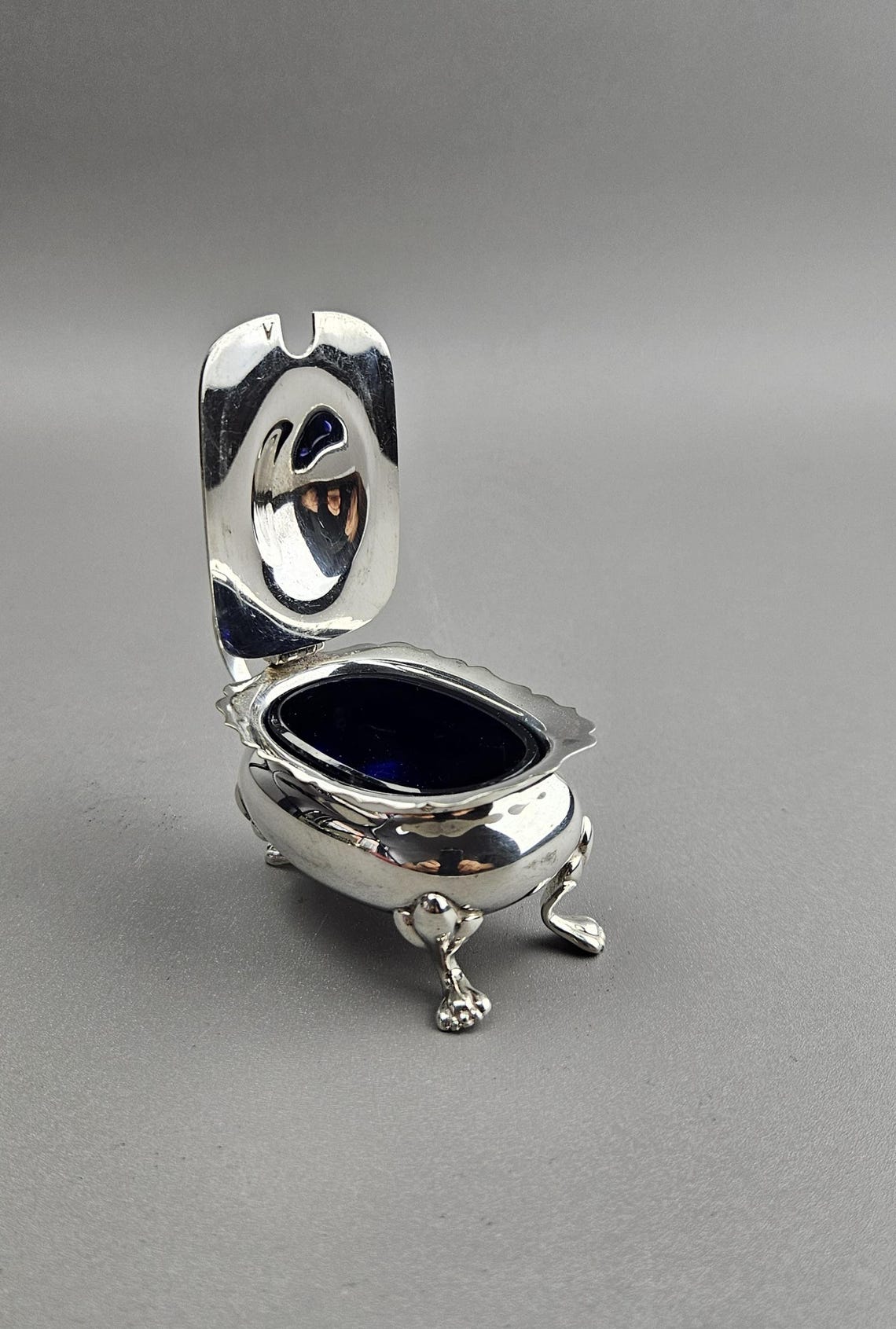 Antique Silver-plated Lidded Salt Cellar or Mustard Pot - Etsy