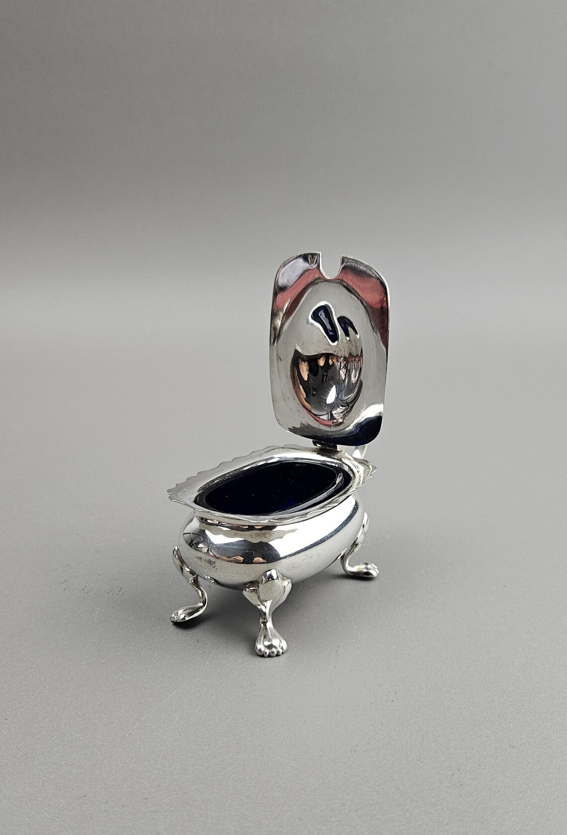 Antique Silver-plated Lidded Salt Cellar or Mustard Pot - Etsy