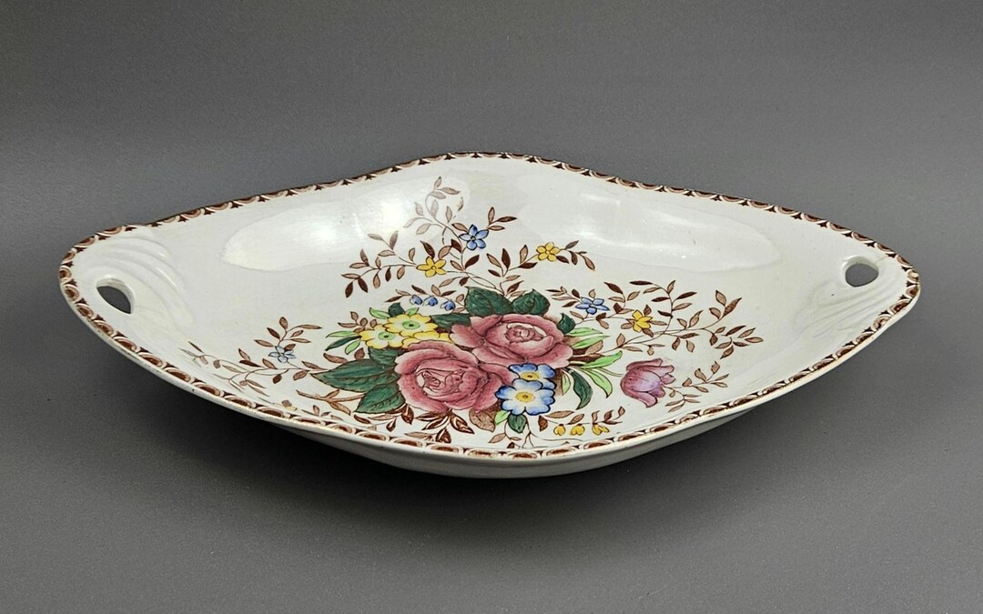 Maling Bread Plate Rosalind Pattern Antique. - Etsy