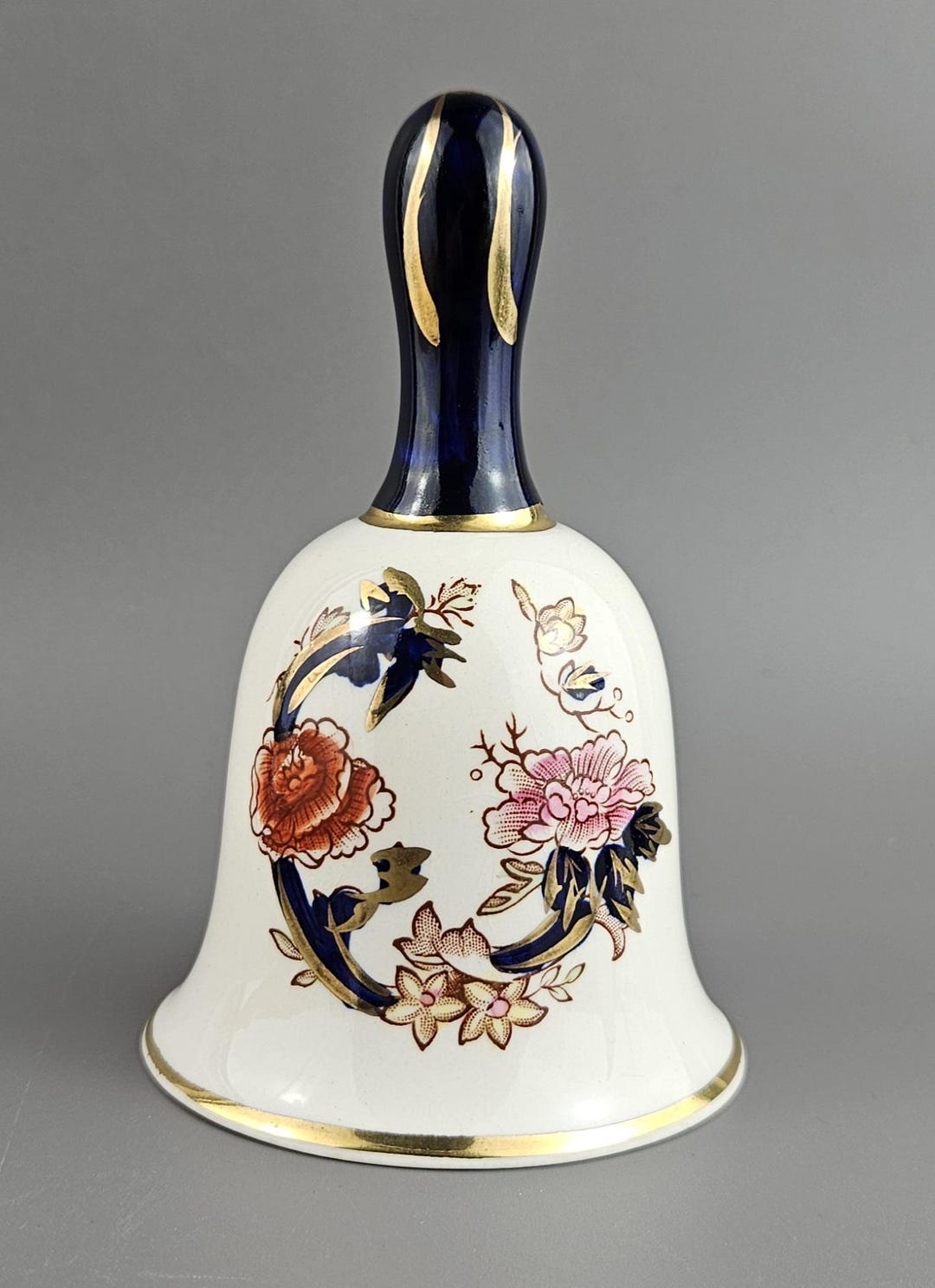 Mason's Table Bell. Blue Mandalay Pattern. Collectible. Vintage. - Etsy
