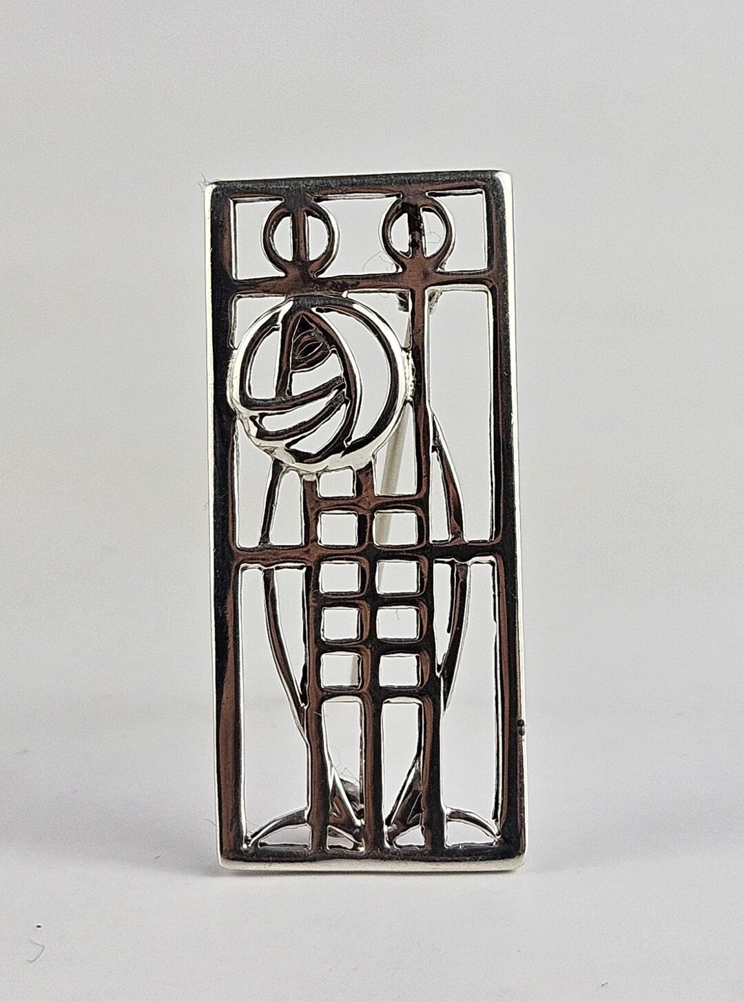 Scottish Silver Glasgow Rose Design Brooch by Carrick Jewellery C.1991 ...