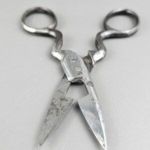 Steel Buttonhole Sewing Scissors With Swan Neck Handles. - Etsy