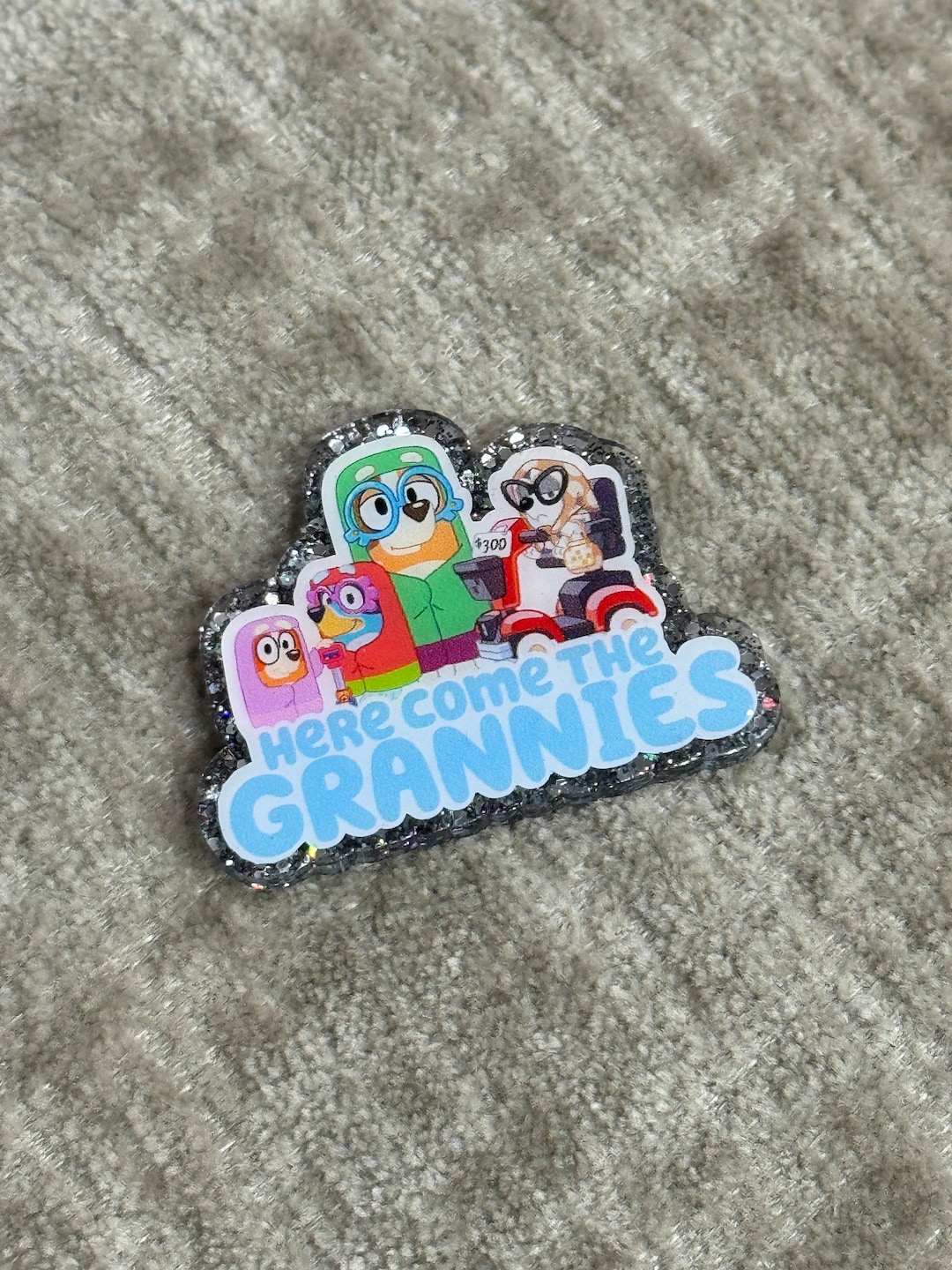 Bluey Badge Reel Blank* See Description - Etsy