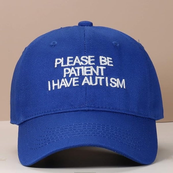 Please Be Patient I Have Autism Cap - Etsy