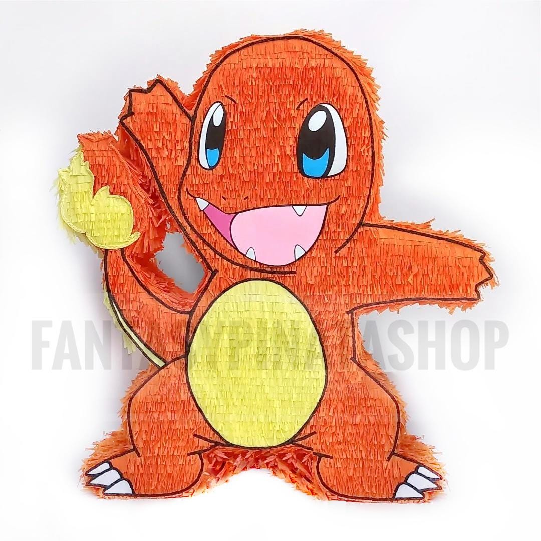 Charmander Piñata, Party Inspired Pokémon, Party Boy - Etsy