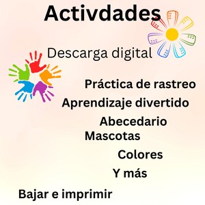 Libro De Actividades/ Busy Book in Spanish/ Tracing Practice ...