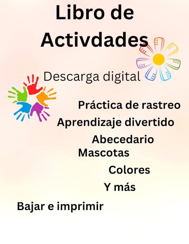 Libro De Actividades/ Busy Book in Spanish/ Tracing Practice ...