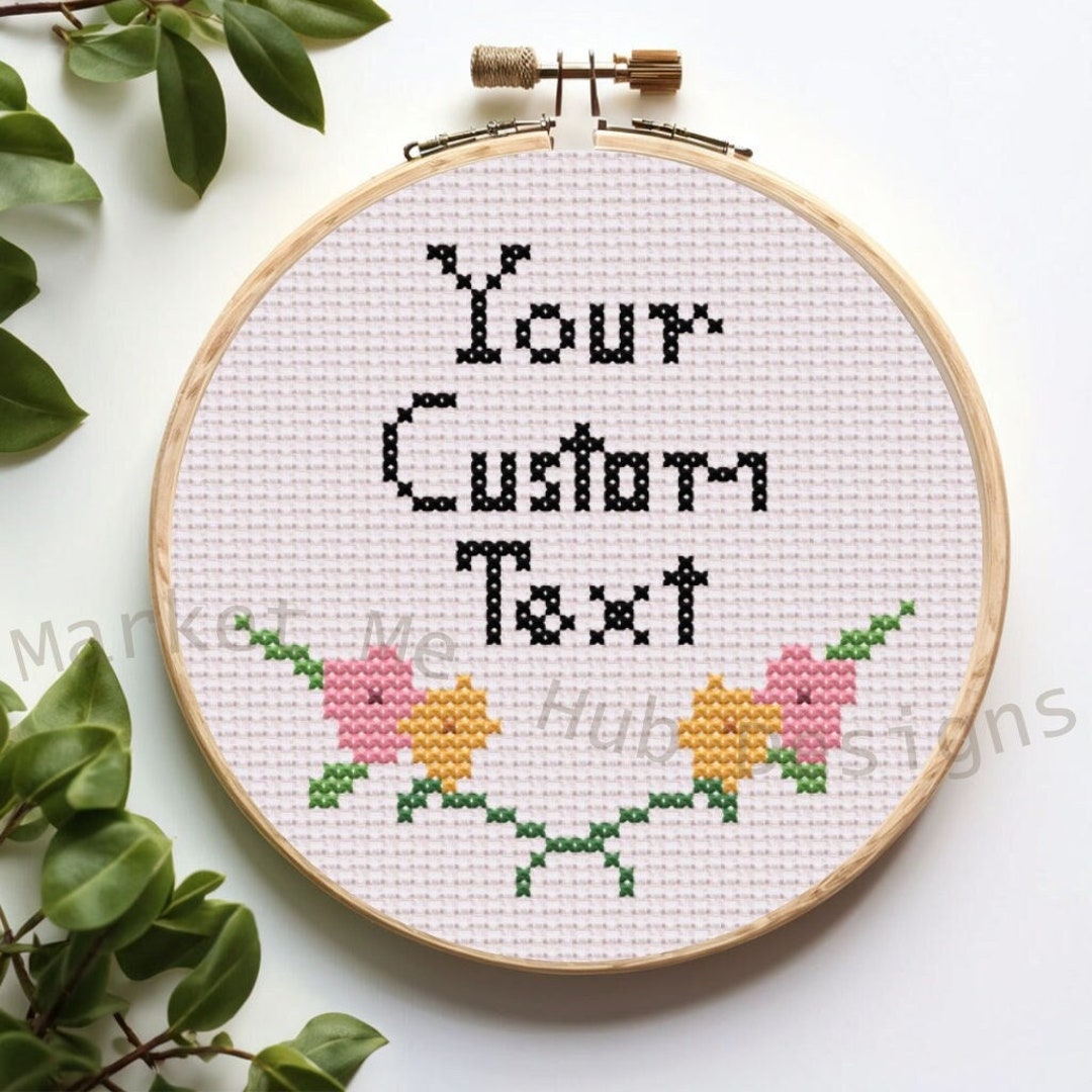 Cross Stitch Mockup, Embroidery Mockup, Embroidery Hoop Mockup, Cross ...