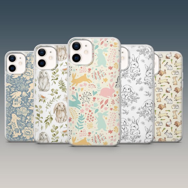Rabbit Phone Case - Etsy