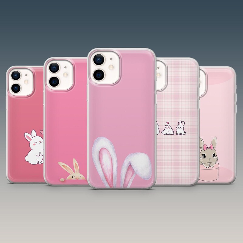 Fluffy Bunny Phone Case - Etsy