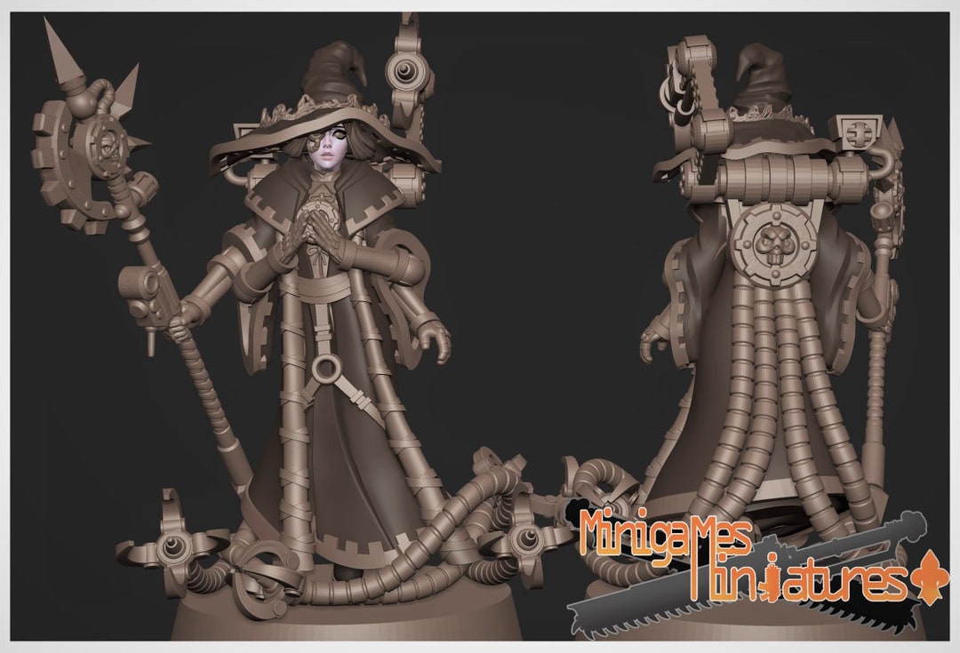 Elden Ring Miniature Ranni Tech Priest Marine Ranger 32/28 Mm Scale ...