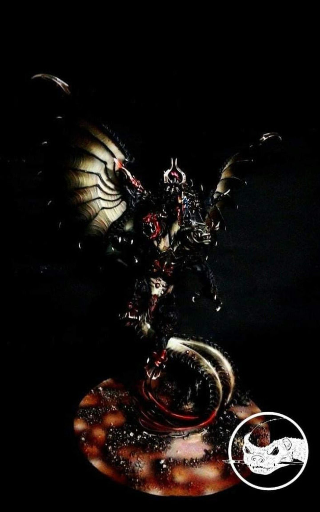 Warhammer the Old World Age of Sigmar Archaon on Dragon Lord of End ...