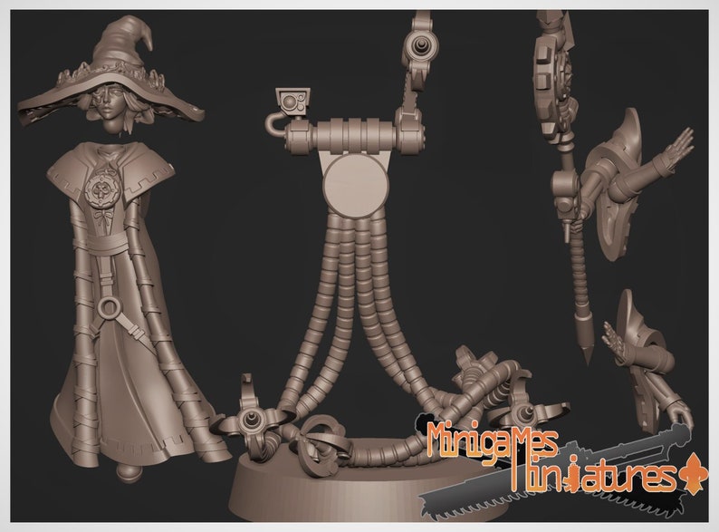 Elden Ring Miniature Ranni Tech Priest Marine Ranger 32/28 Mm Scale ...