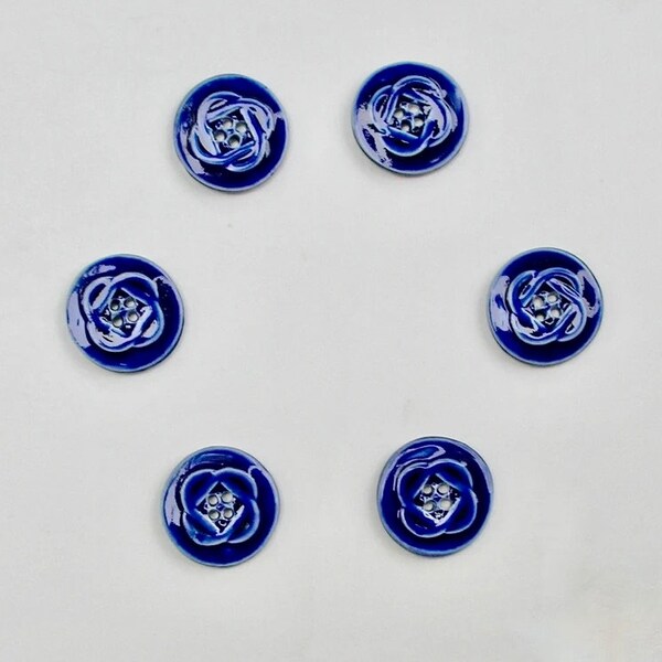 Porcelain Buttons - Etsy