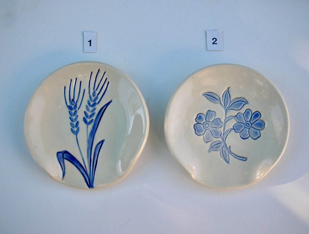 Ceramic Spoon Rest Plates, Your Choice, Handmade and Hand Painted - Etsy