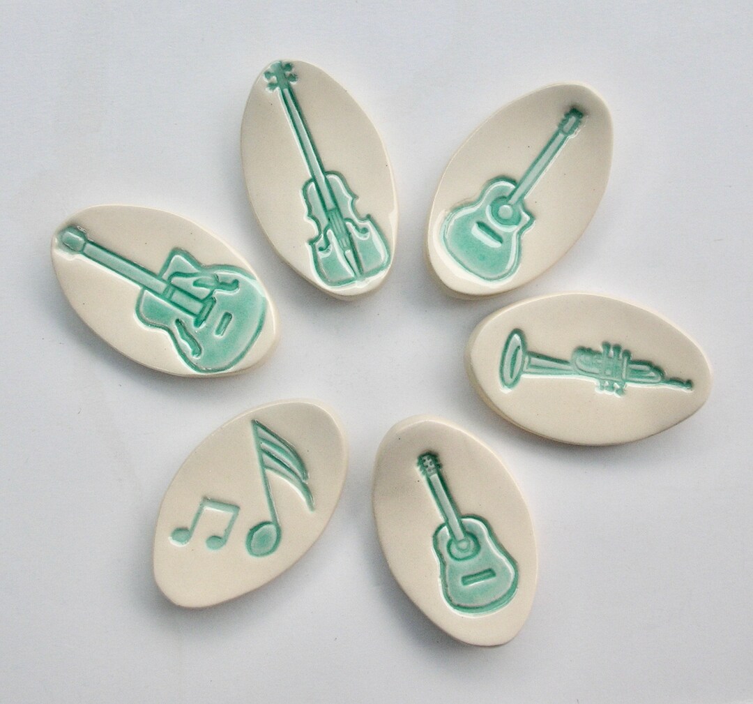 Large Ceramic Knife Rests/chopstick Rests, Spoon/brush Rests, Set of ...