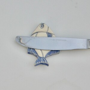 Set of Six Ceramic Knife Rests/chopstick Rests, Spoon/brush Rests ...