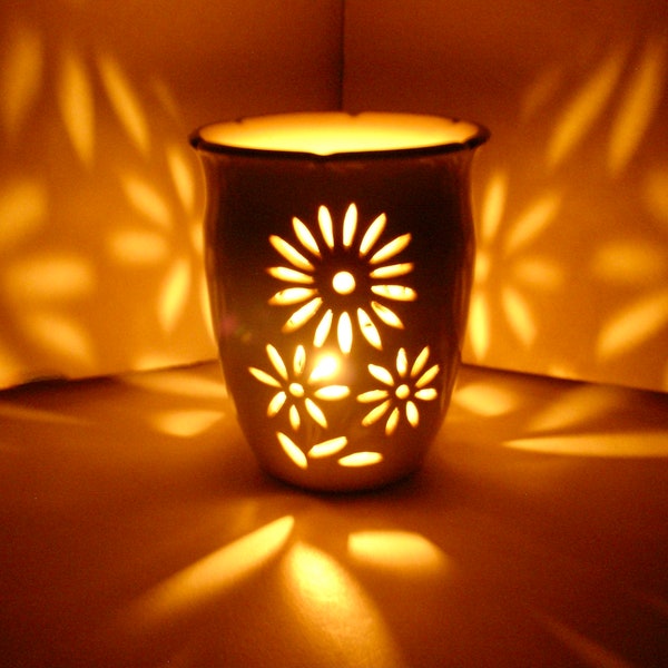 Ceramic Luminary - Etsy