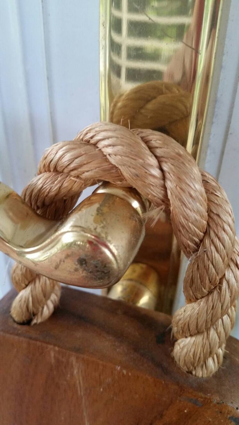 Vintage Wooden Hand Painted Door Hanger Rope Floral Flowers | Etsy