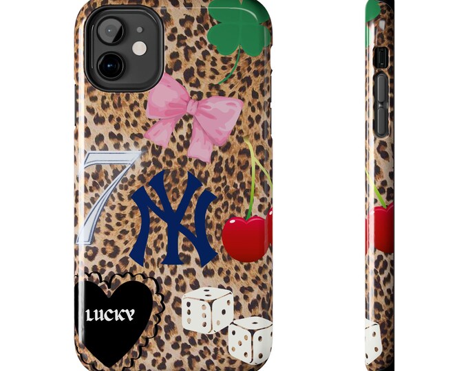 New York Yankees Phone Case, Cheetah Print Phone Case, It Girl Sporty ...