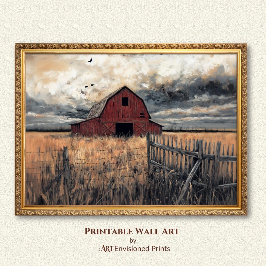 Printable Farmhouse Wall Art Vintage Farm Digital Download Rustic Print ...