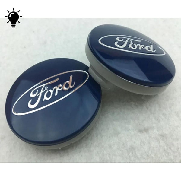 Black Ford Center Wheel Caps - Etsy