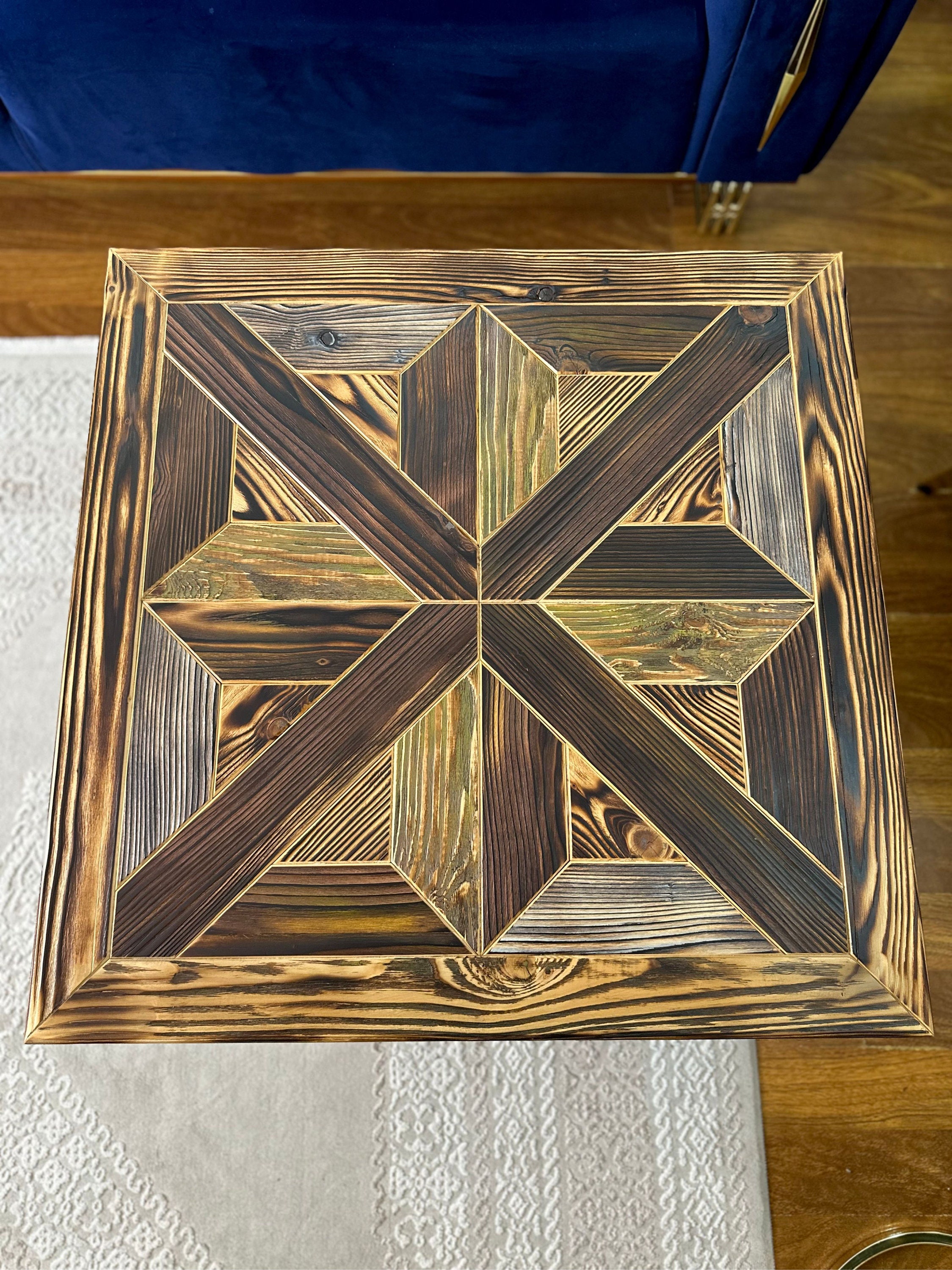 Middle Coffee Table, Large Coffee Table Mid Century, Square Coffee ...