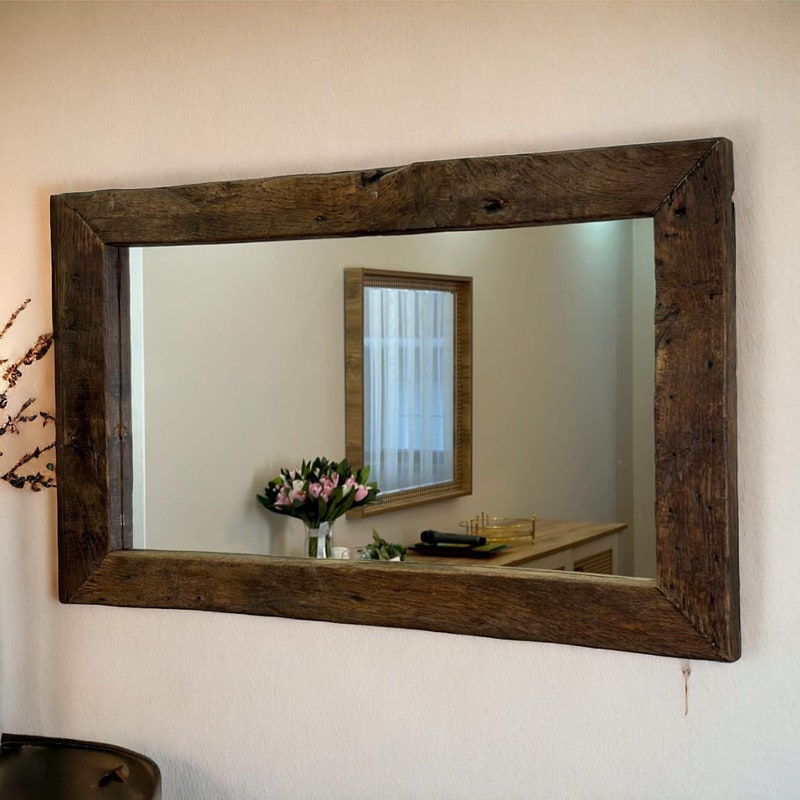 Rustic Mirror - Etsy UK