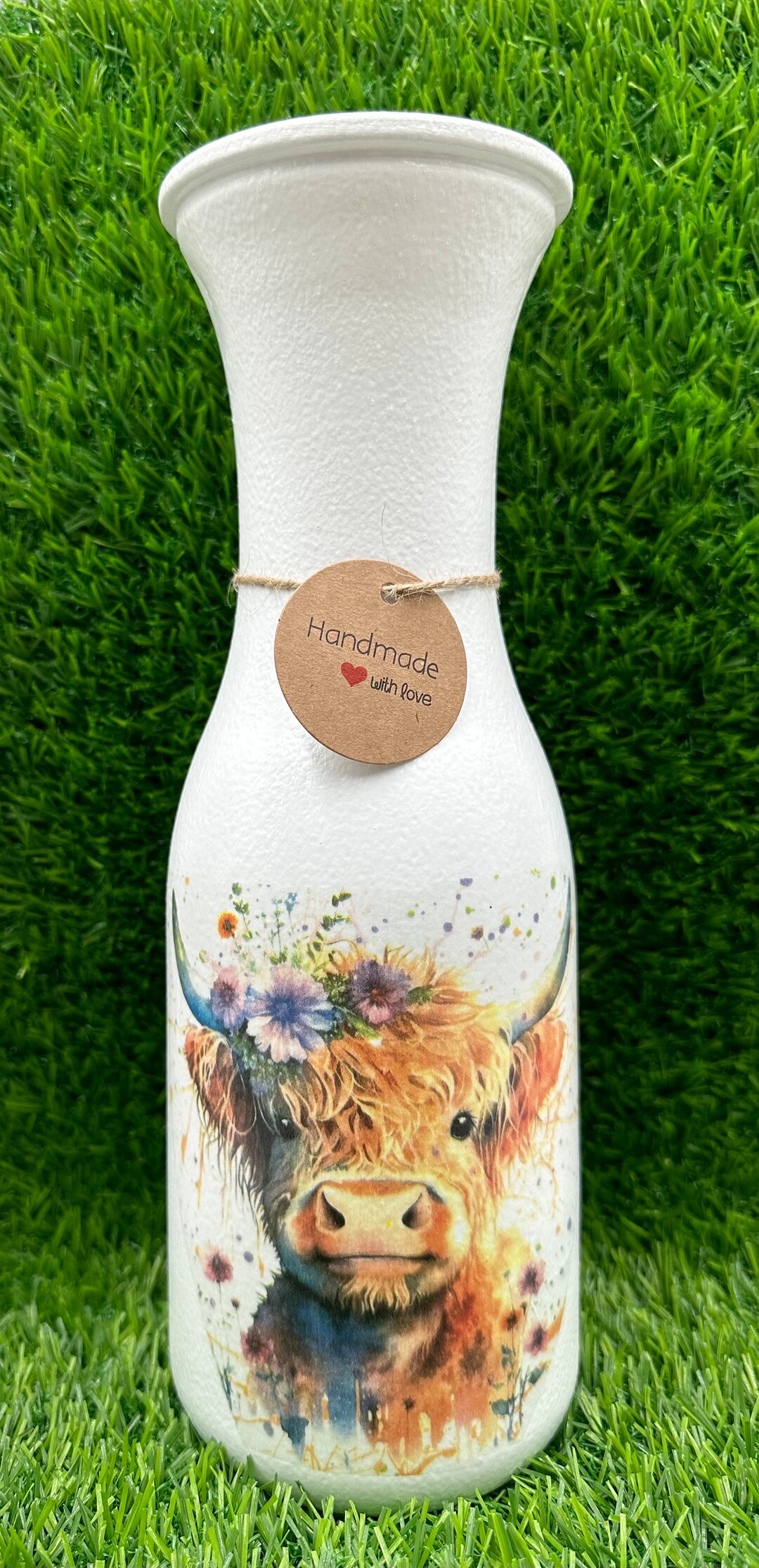 HIGHLAND COW VASE - Etsy