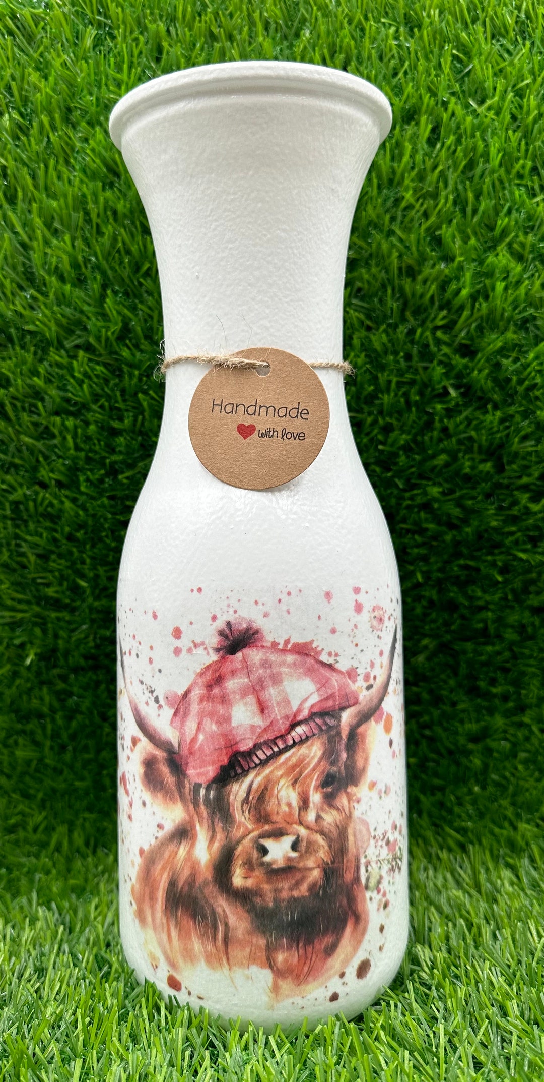 HIGHLAND COW VASE - Etsy