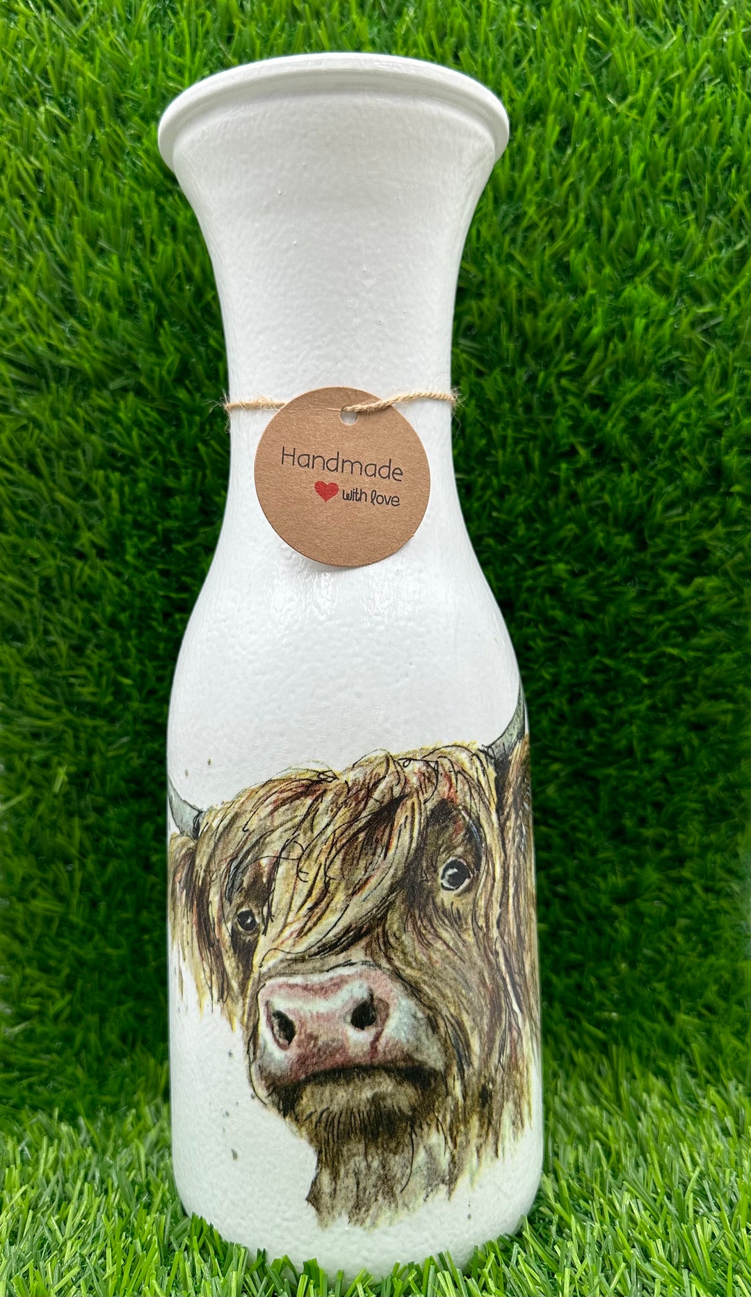 HIGHLAND COW VASE - Etsy