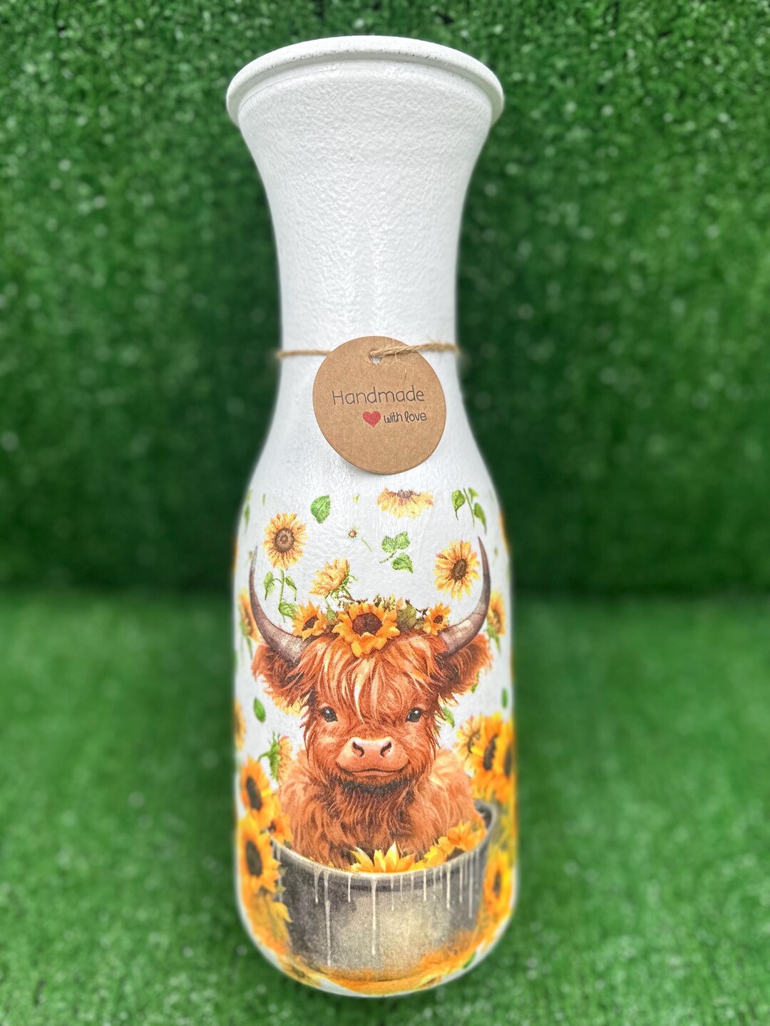 HIGHLAND COW VASE - Etsy