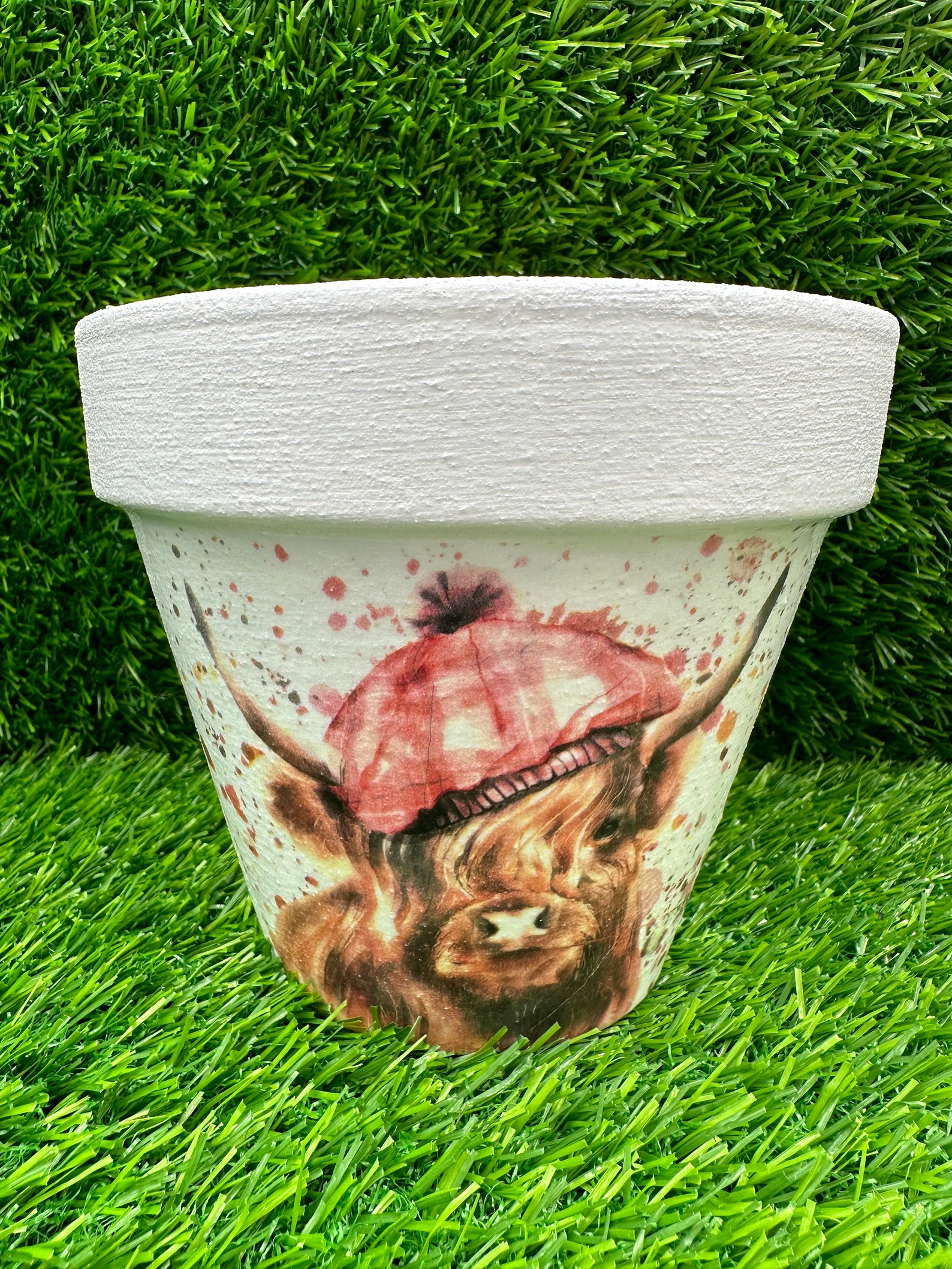 Highland Cow Plant Pot, Inside or Out Pot - Etsy UK