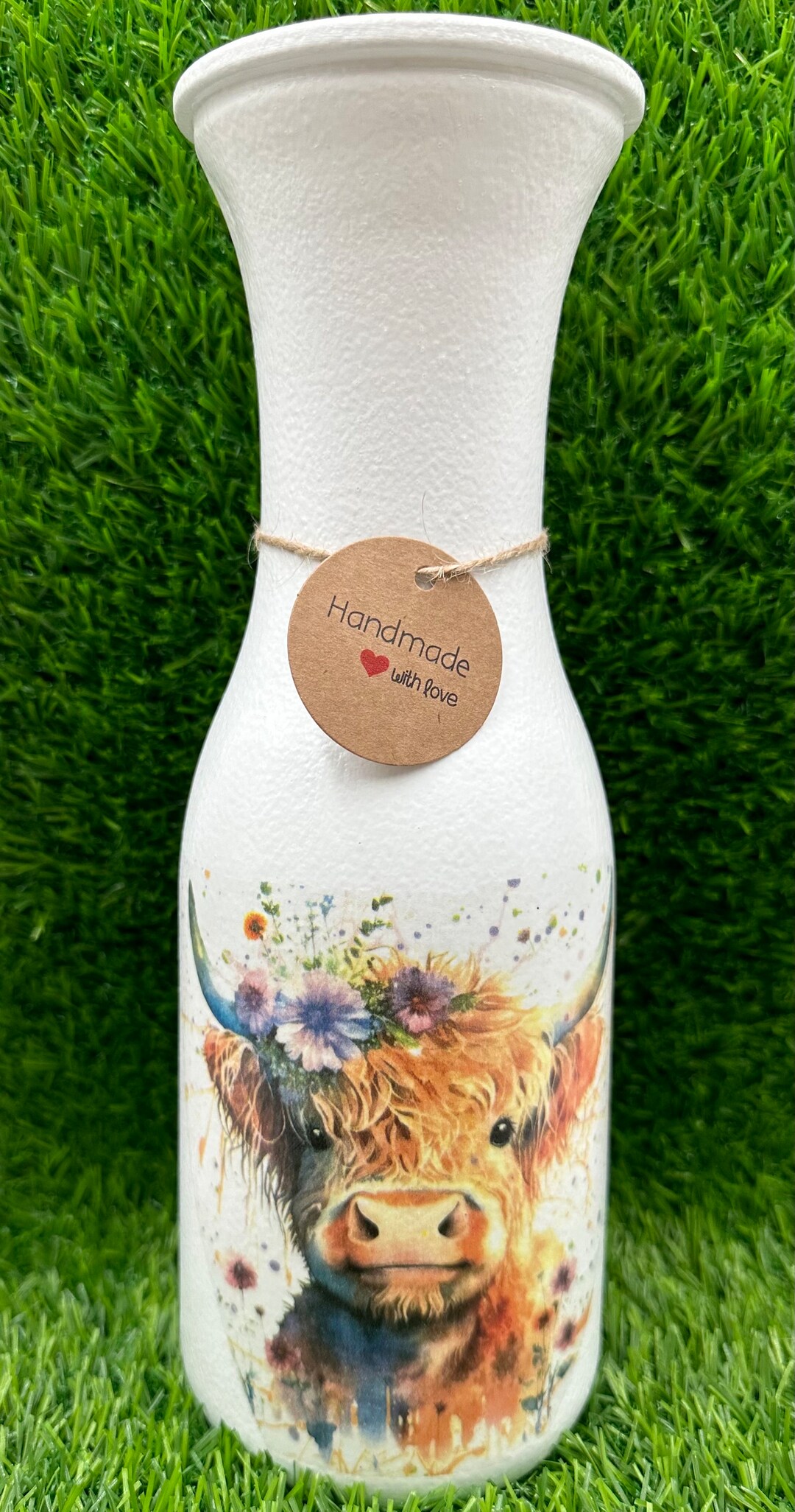 HIGHLAND COW VASE, Highland Cow Gift - Etsy