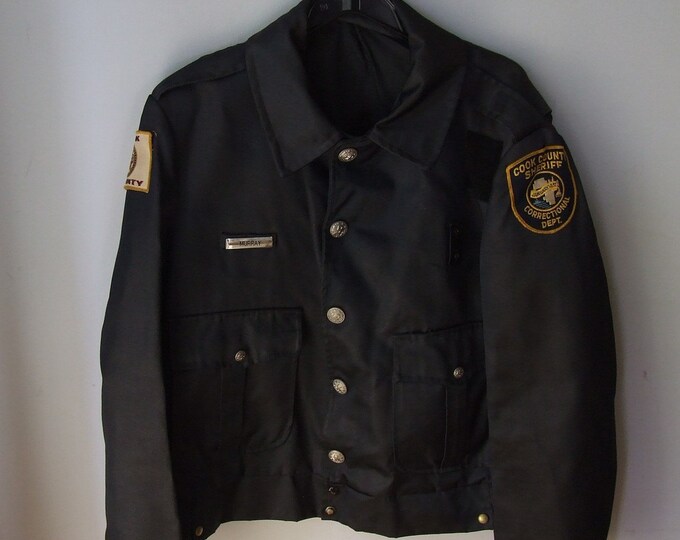 Vintage Police Uniform Jacket Chicago Cook County Sherrif Authentic ...