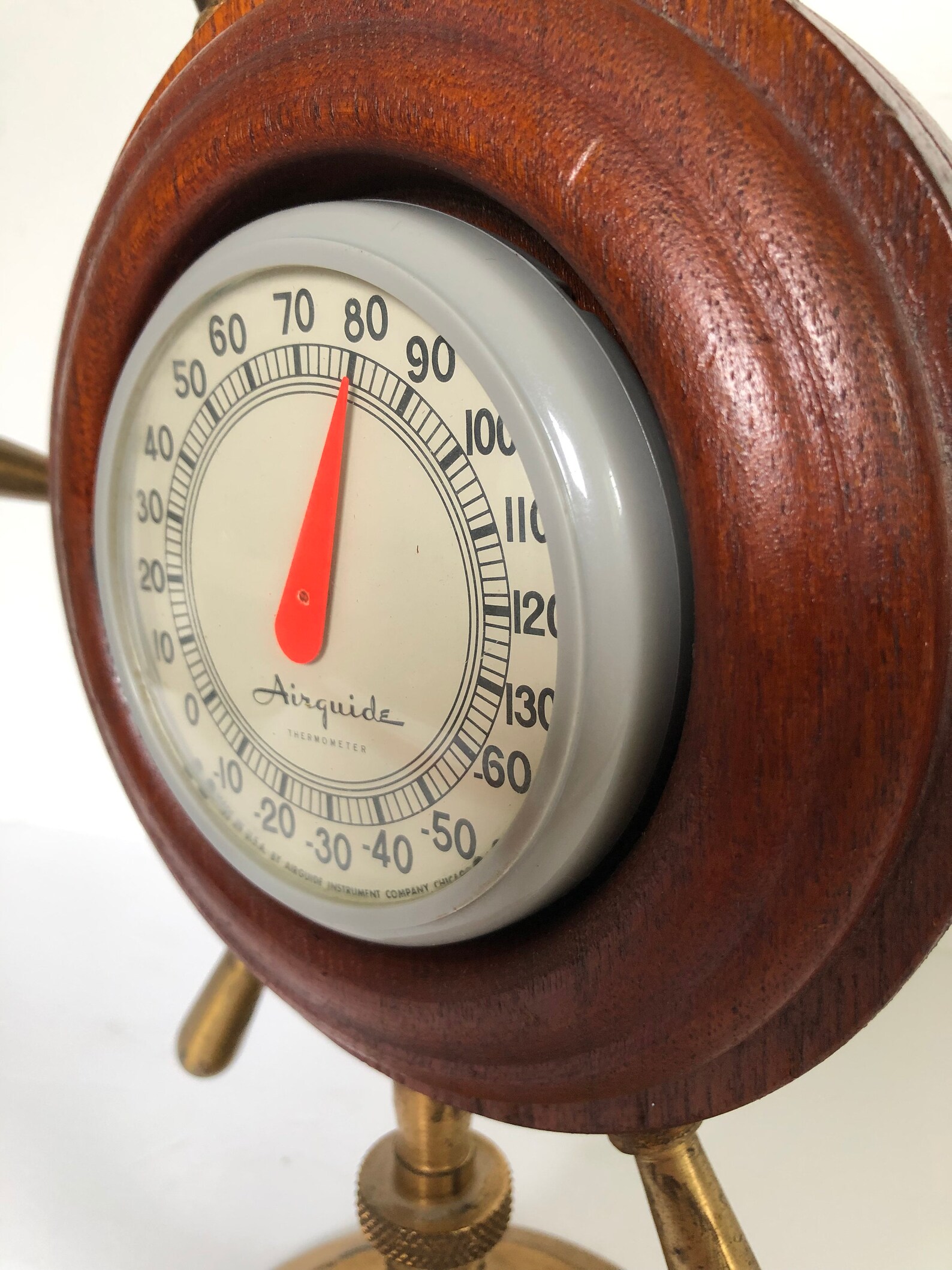 Ships Helm Thermometer Vintage Temperature Gauge Airguide - Etsy UK