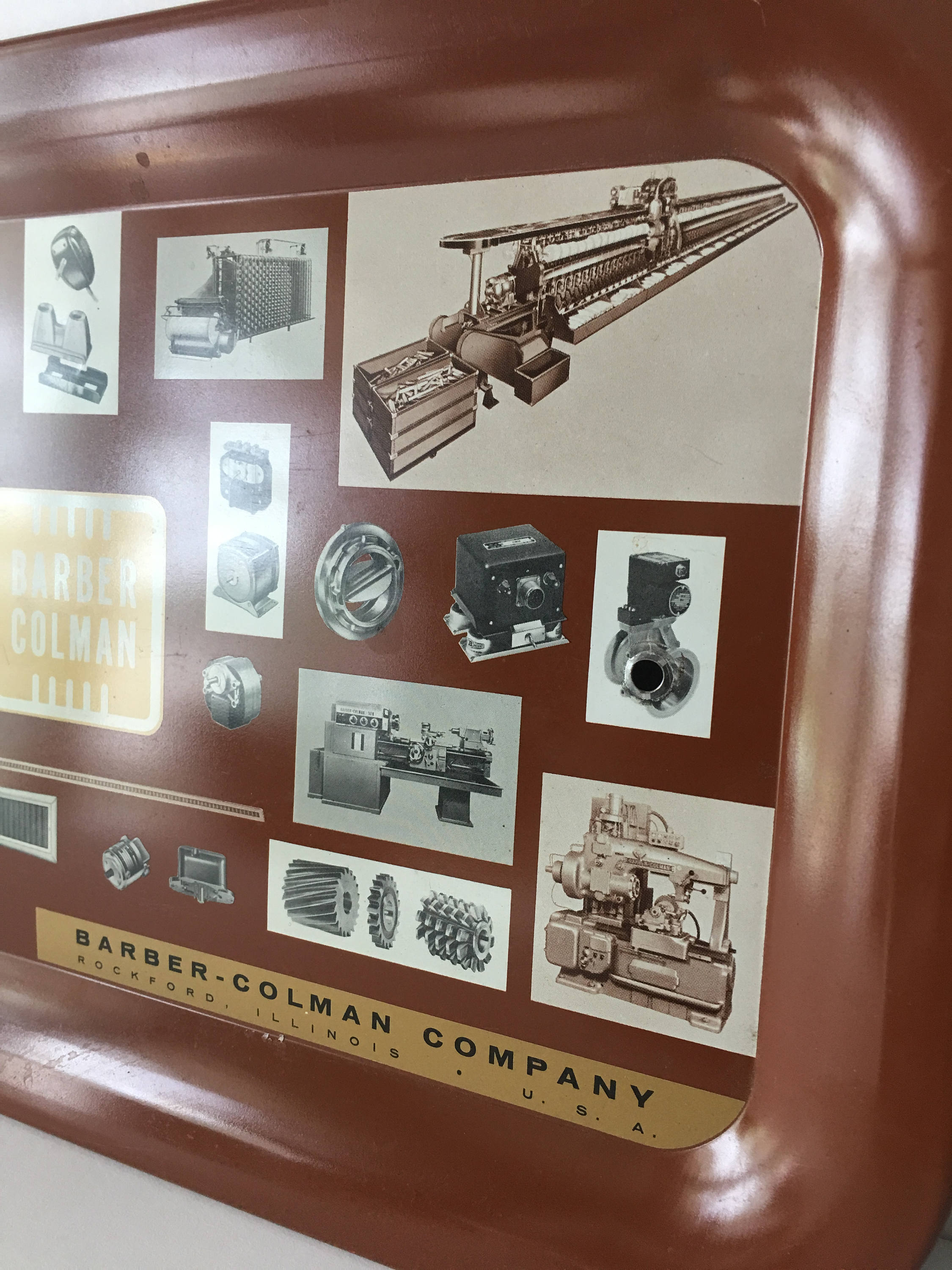 Advertising Tin Tray Barber Colman Company Rockford Illinois | Etsy