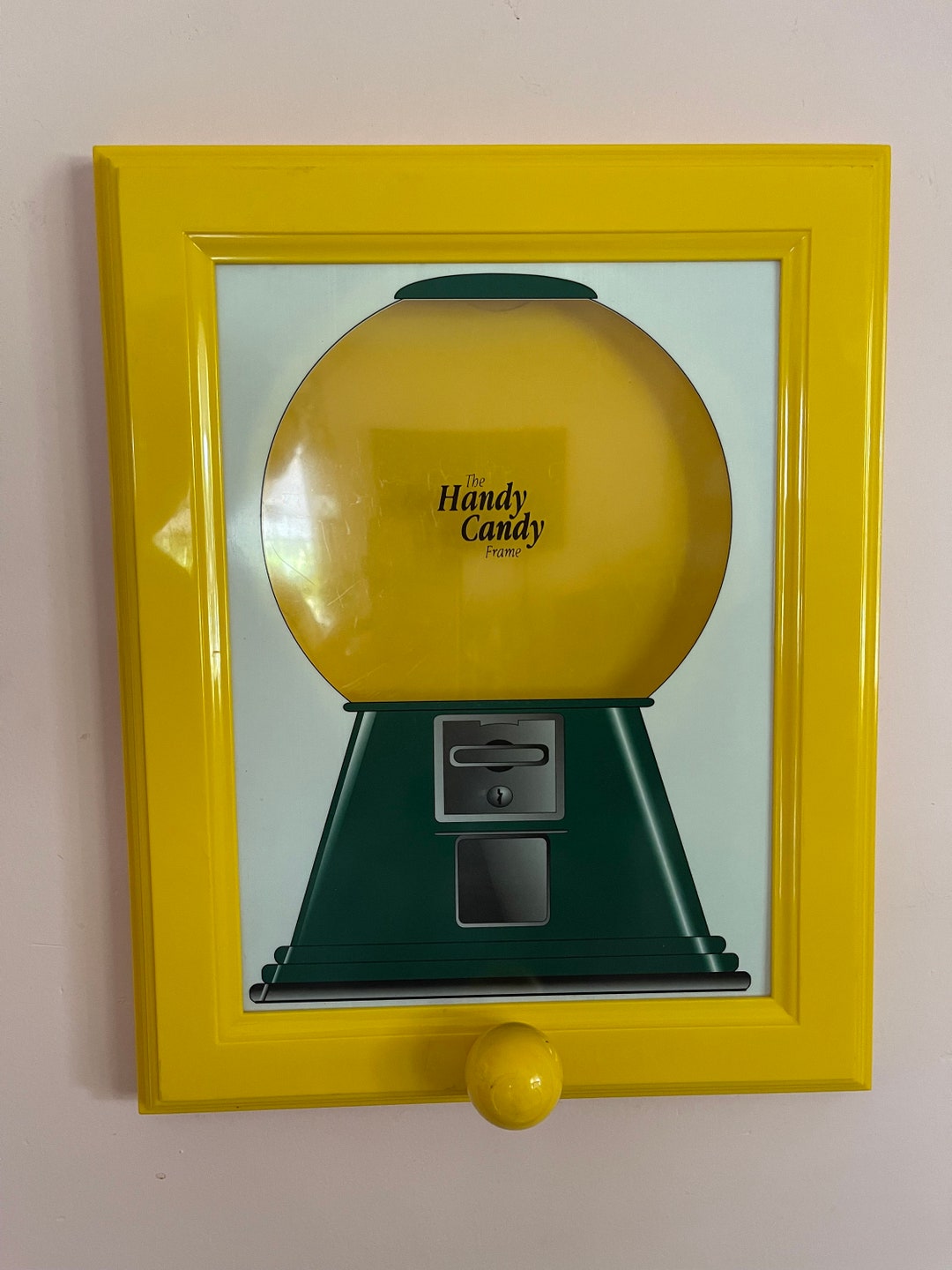 The Handy Candy Frame RETRO Wall Mount Candy Gumball Dispensing Frame ...