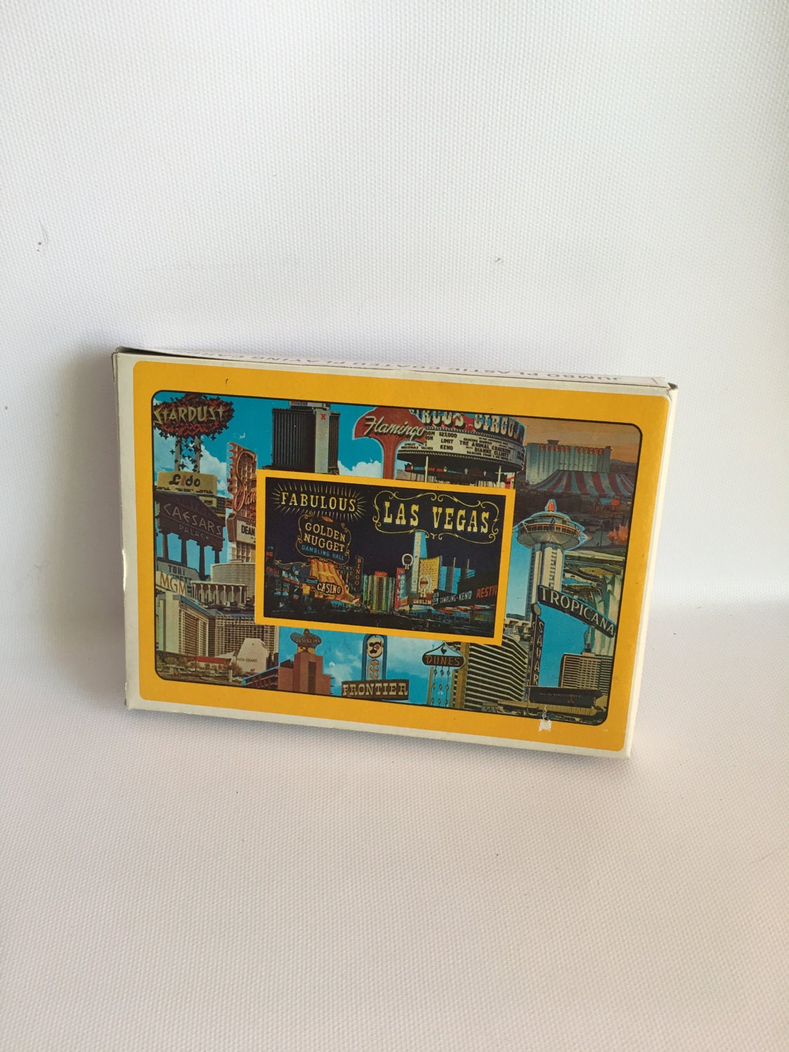 Las Vegas Jumbo Playing Cards Plastic Coated Sealed in Box | Etsy