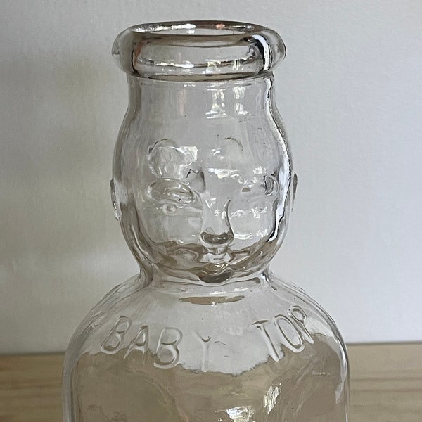Milk Glass Baby Bottle - Etsy