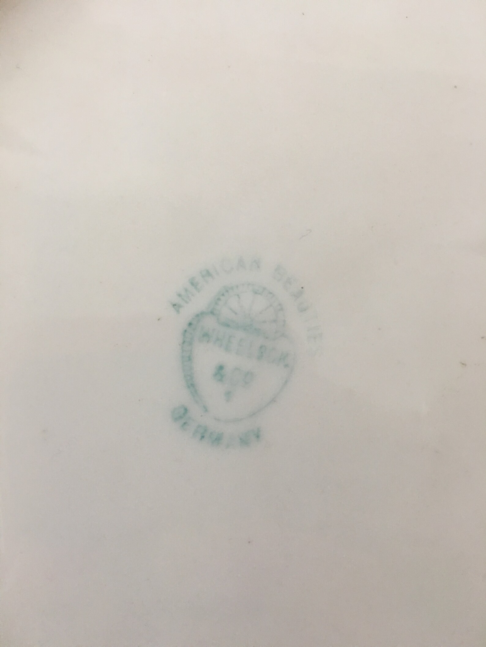 American Beauty Hand Painted Wheelock & Co Germany Double | Etsy