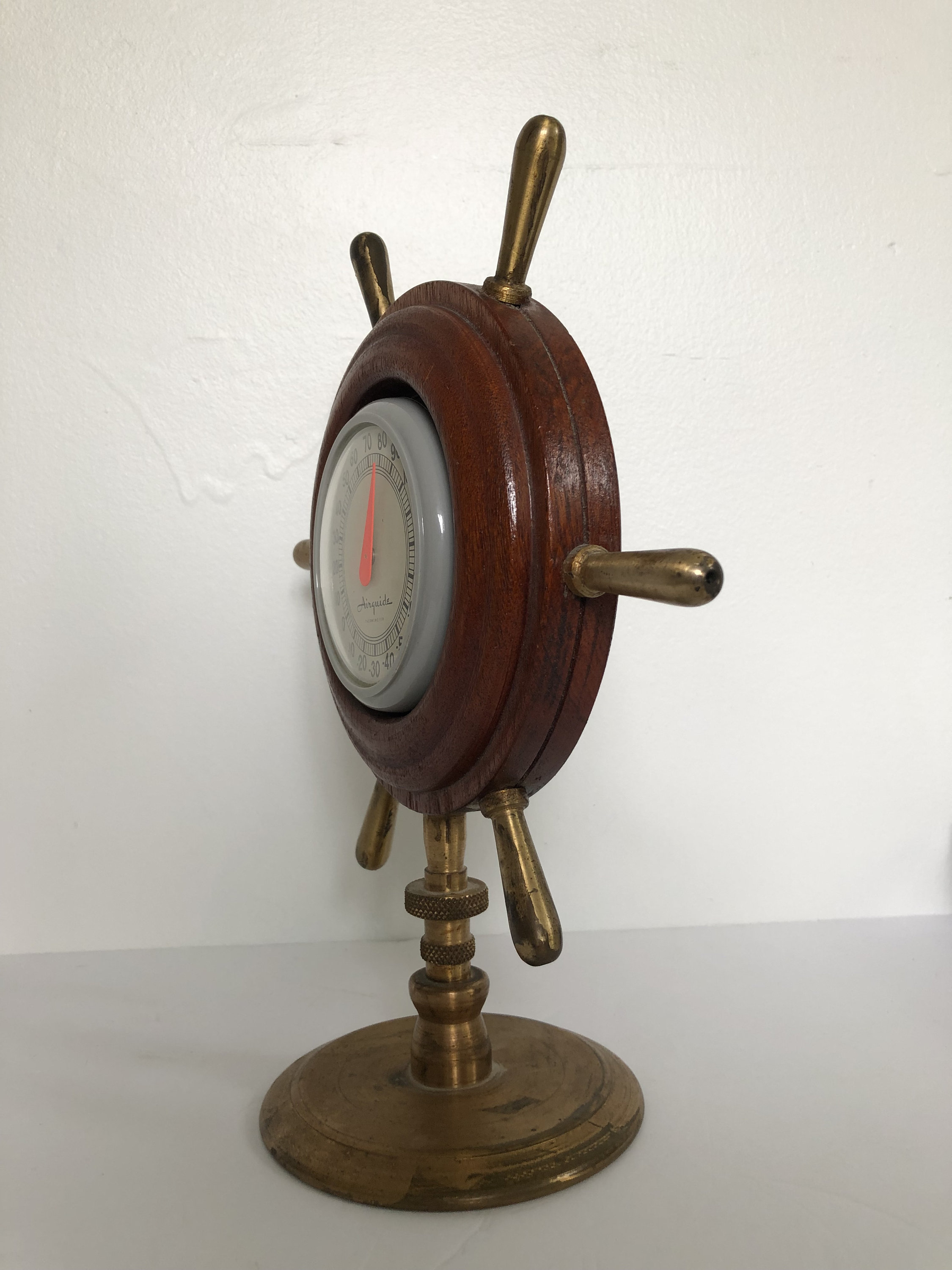 Ships Helm Thermometer Vintage Temperature Gauge Airguide - Etsy UK