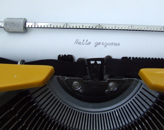 CURSIVE Vintage Typewriter Olivetti for Montgomery Ward Escort 55 ...